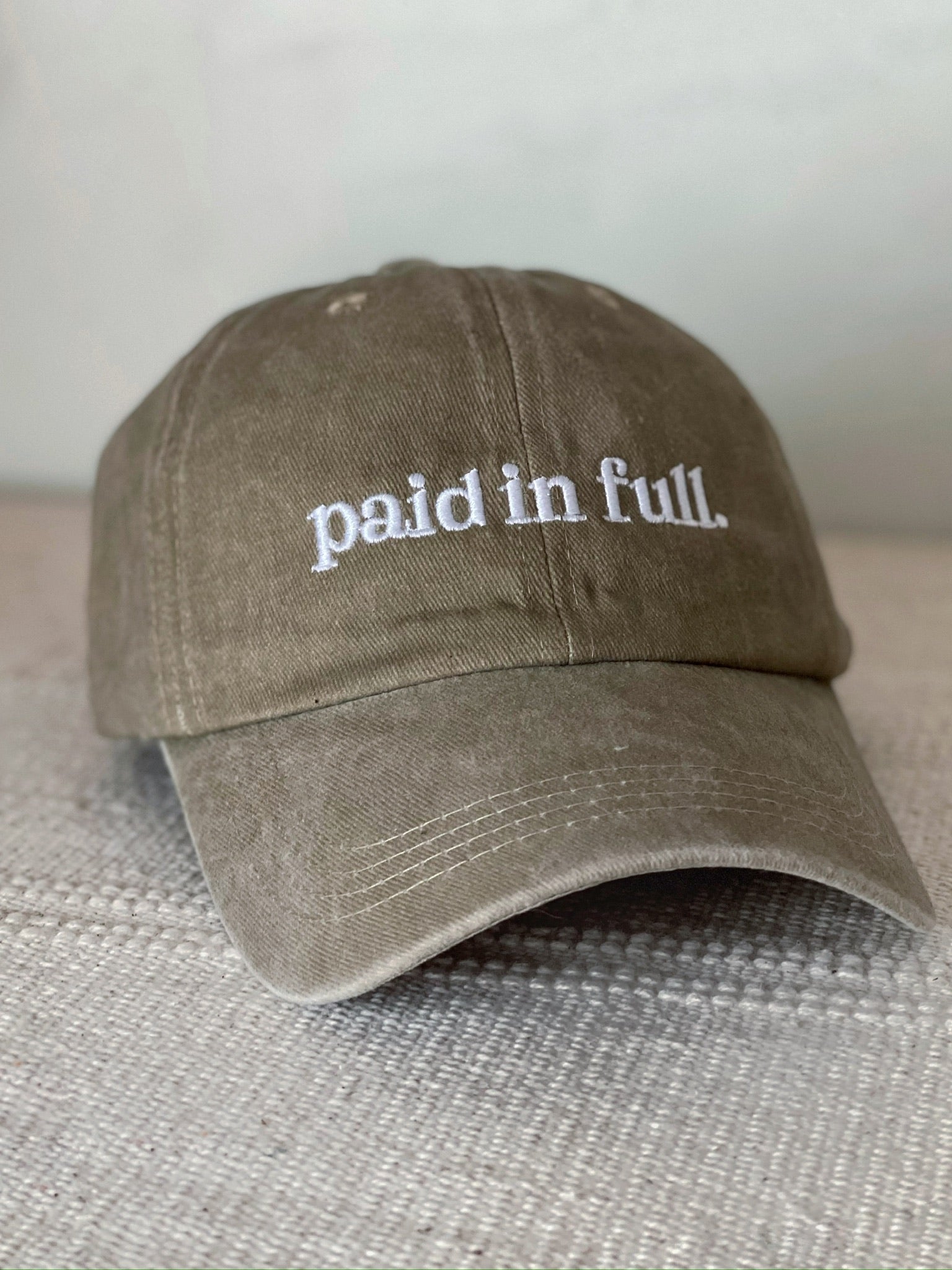 Paid In Full Acid-washed Cap – Mapalad Giftshop